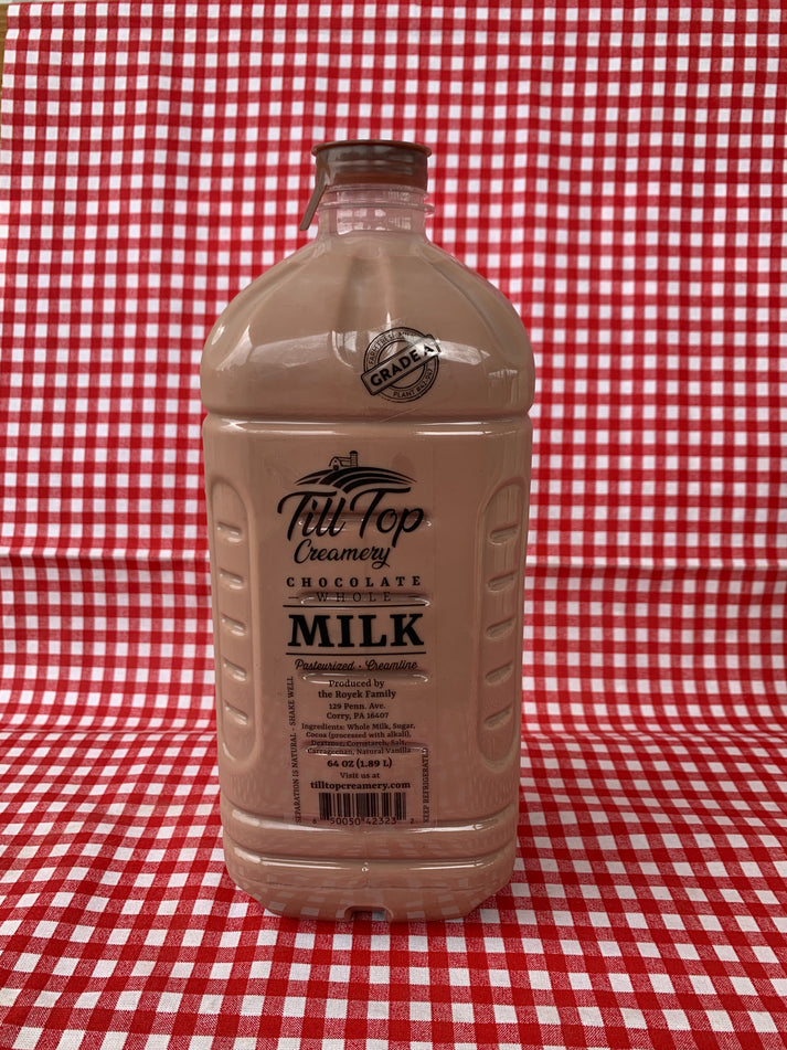 Chocolate Whole Milk - 64 oz – Till Top Creamery