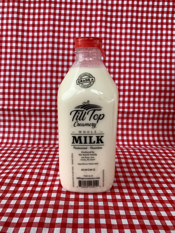Whole Milk - 32 oz – Till Top Creamery