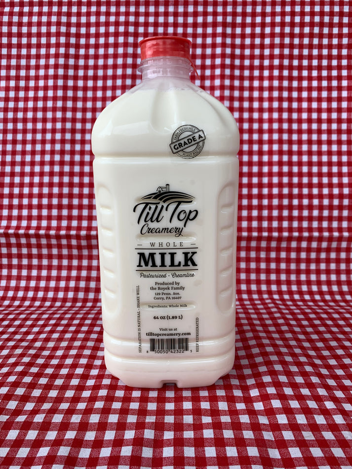 Whole Milk - 64 oz – Till Top Creamery